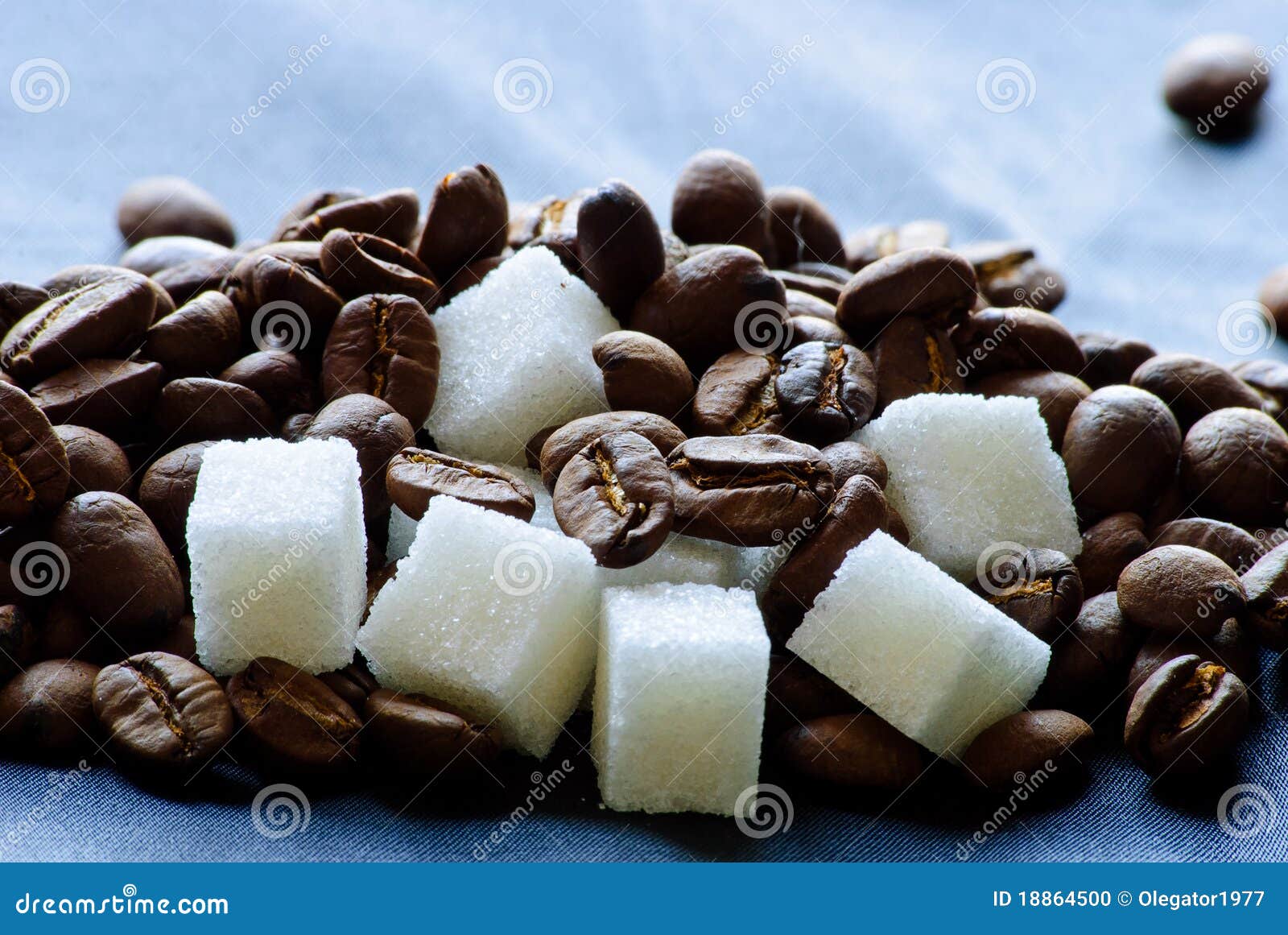 Coffee and sugar. stock photo. Image of mocha, morning - 18864500