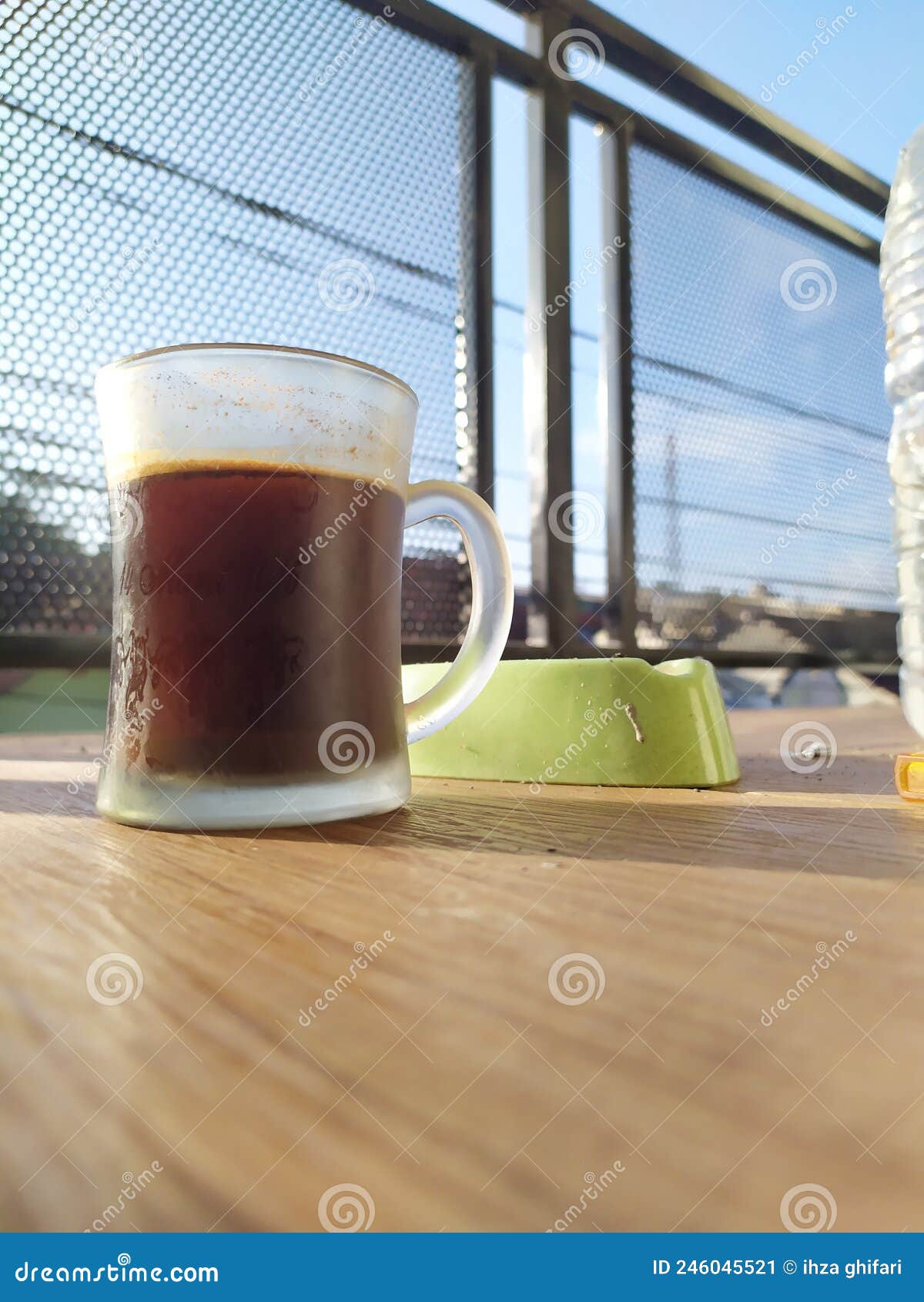 Coffee in the Sunny Morning Stock Image - Image of kopi, sweet: 246045521