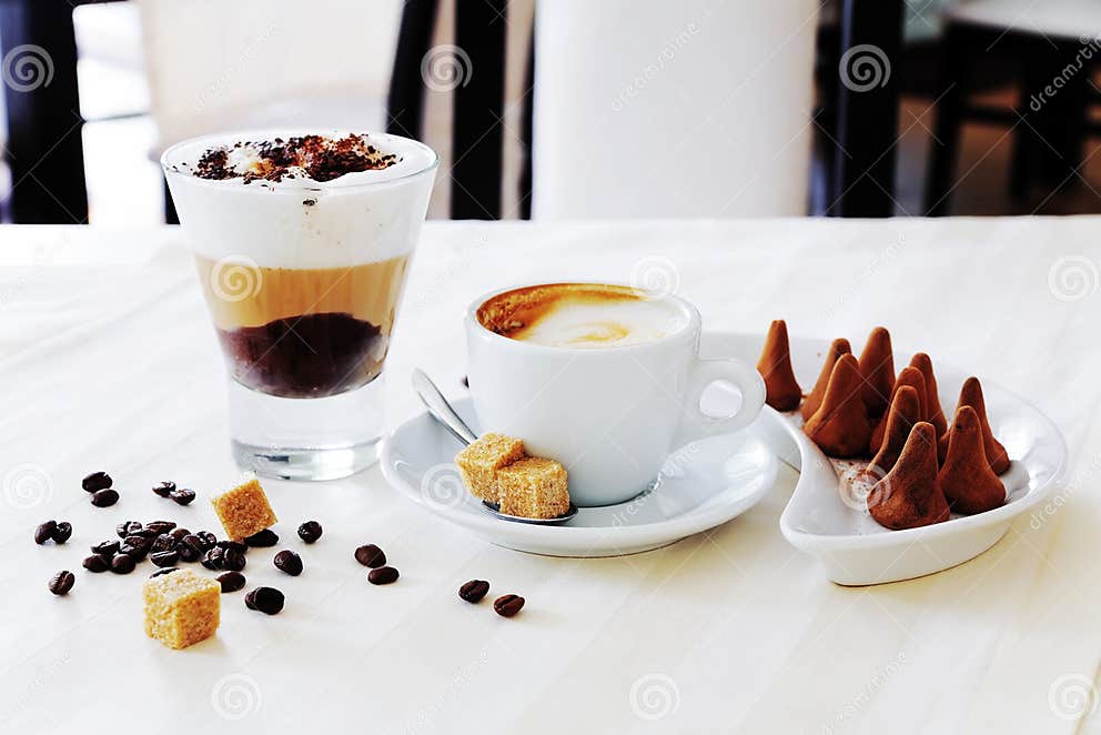 Coffee and sweat stock image. Image of aroma, fresh, cups - 26678407