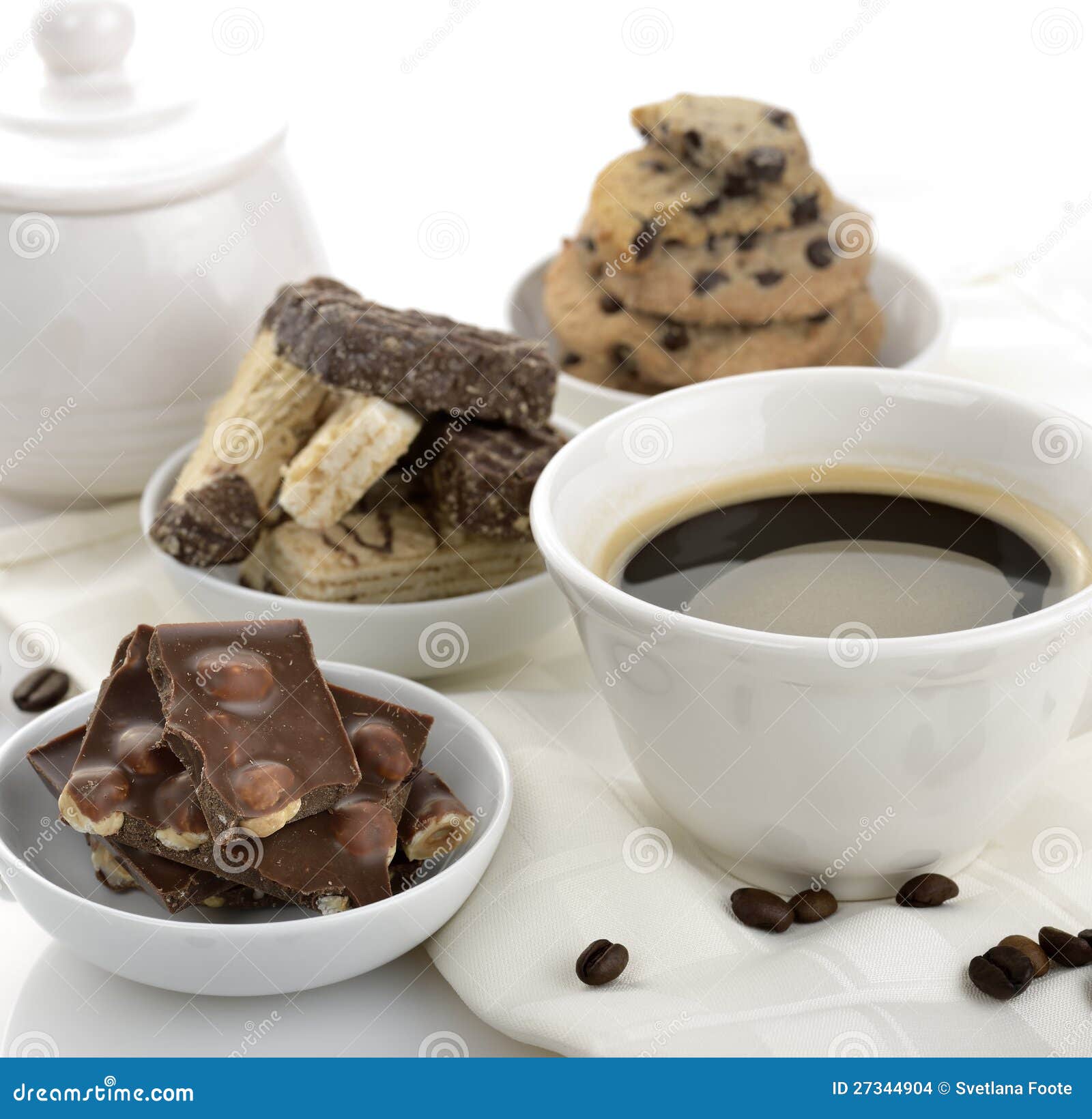 Coffee and Sweets stock photo. Image of coffee, sweet - 27344904