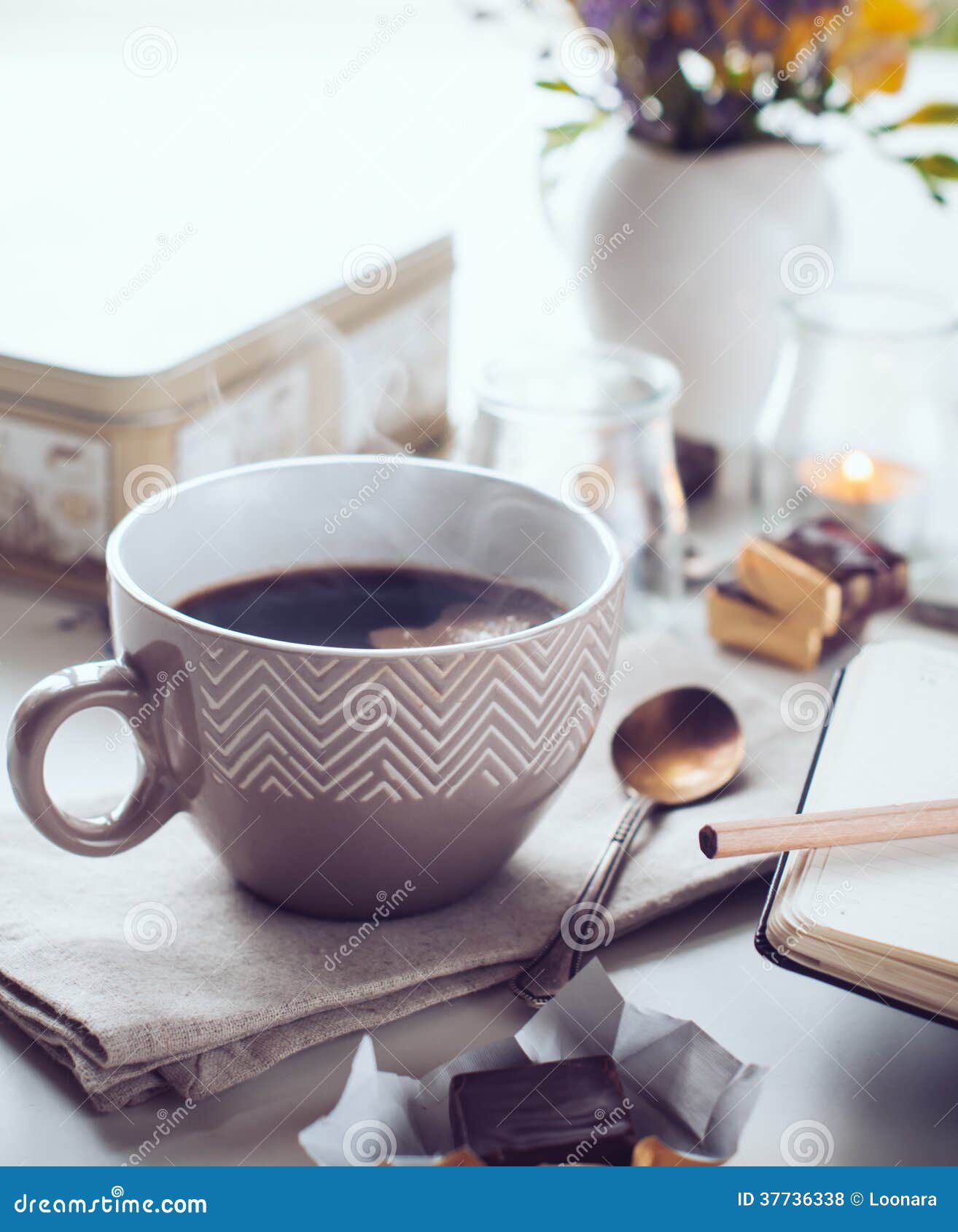 Coffee With Sweets Royalty-Free Stock Photography | CartoonDealer.com ...