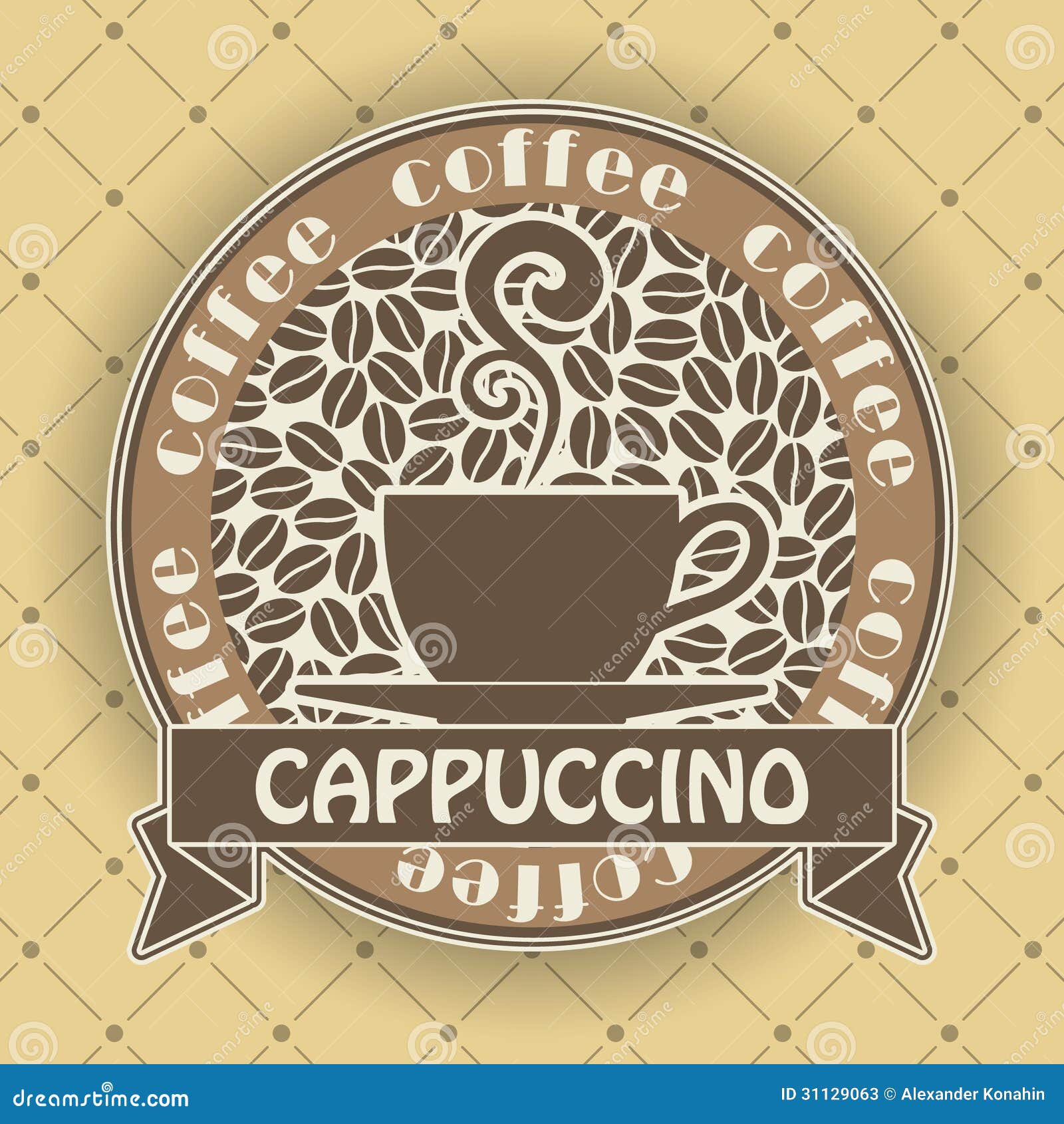 Coffee symbol stock vector. Illustration of cafe, design - 31129063