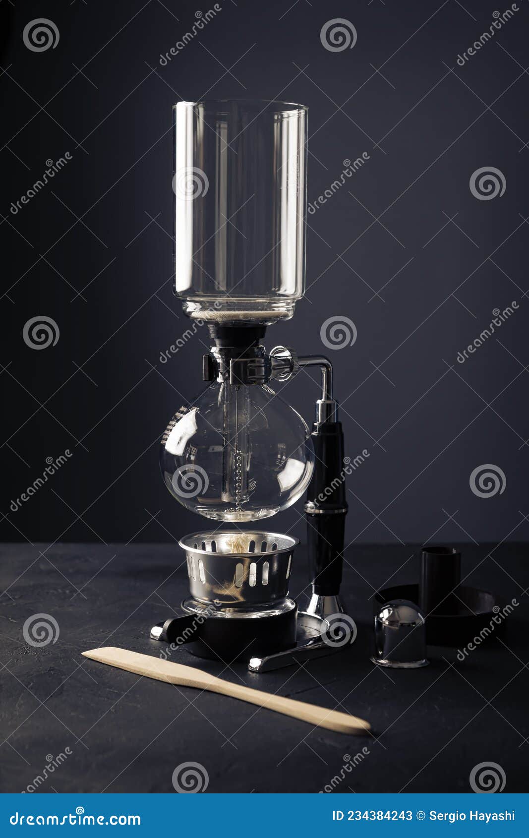 Coffee Syphon Machine stock image. Image of process - 234384243