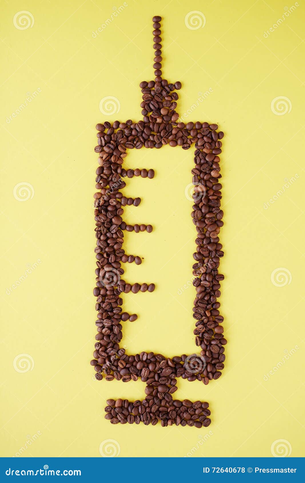 Coffee syringe stock photo. Image of grains, fresh, injection - 72640678