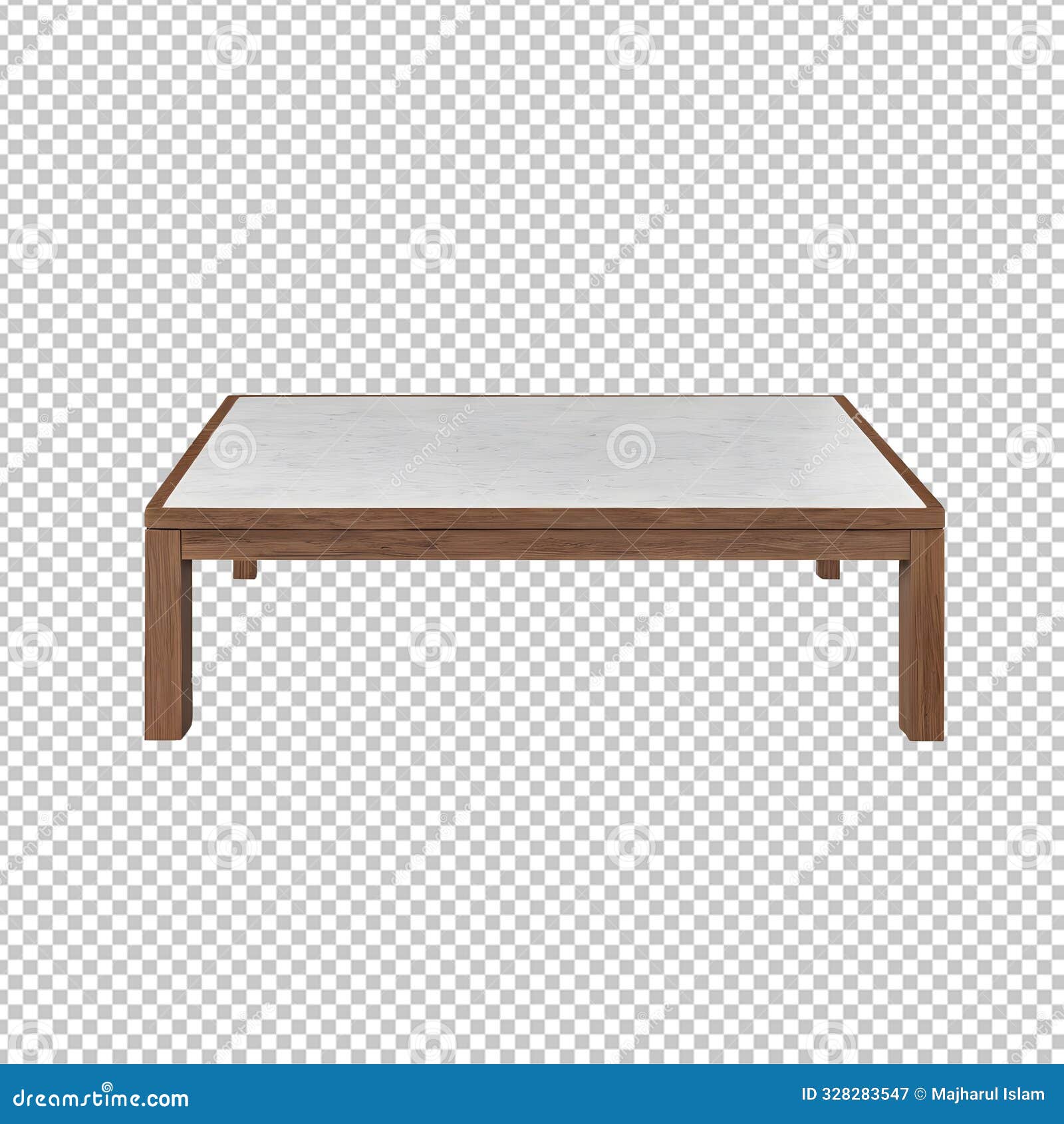 Coffee Table Flat Surface Isolated on Transparent Background Stock ...