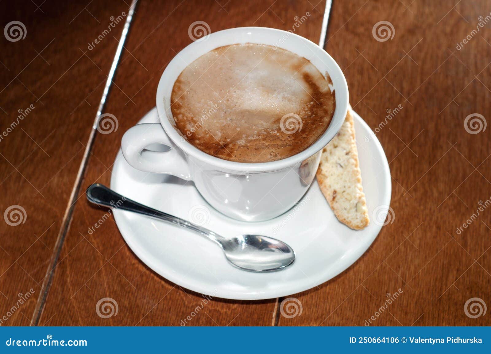 Coffee on the table stock photo. Image of espressocoffee - 250664106