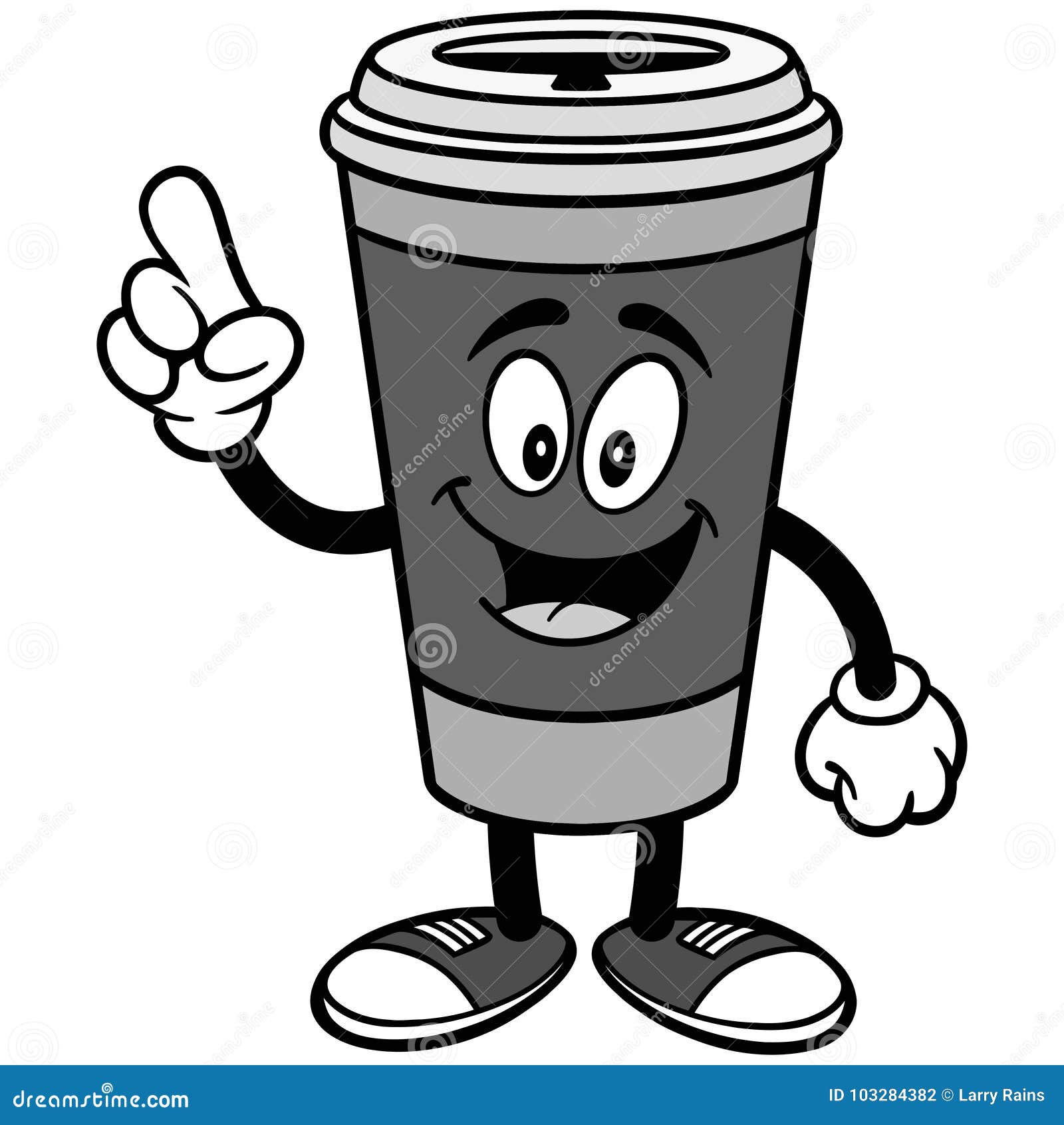 Coffee Talking Illustration Stock Vector - Illustration of drink ...