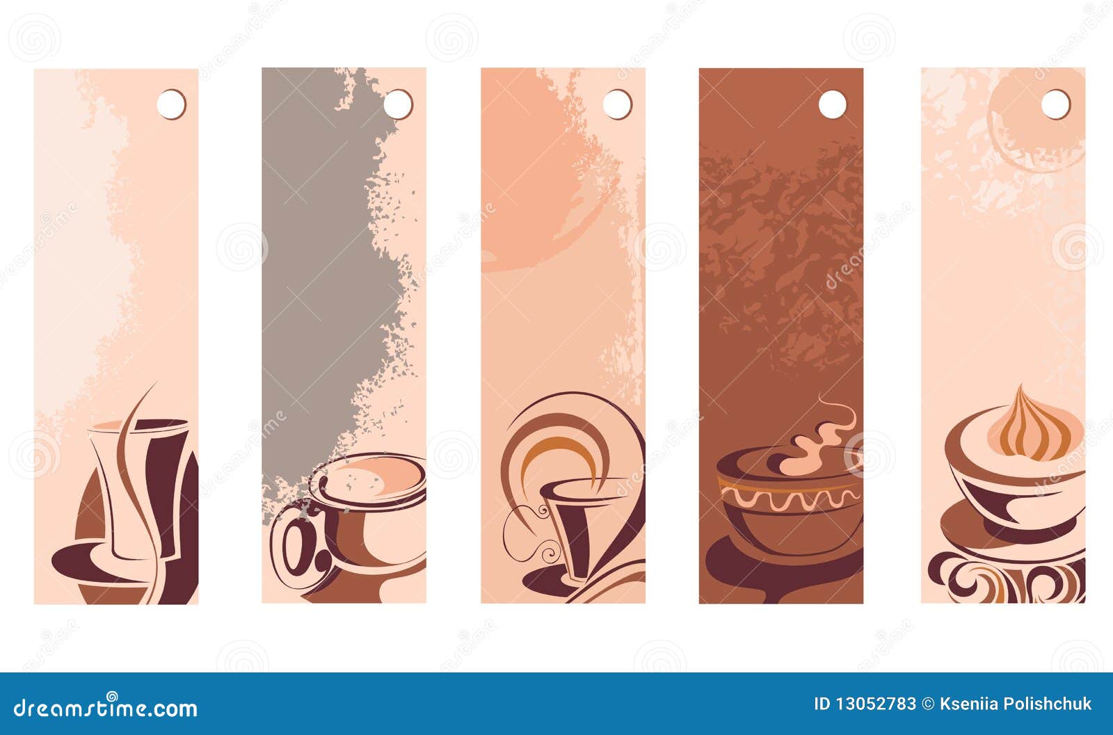 Coffee and tea tags stock vector. Illustration of cream - 13052783