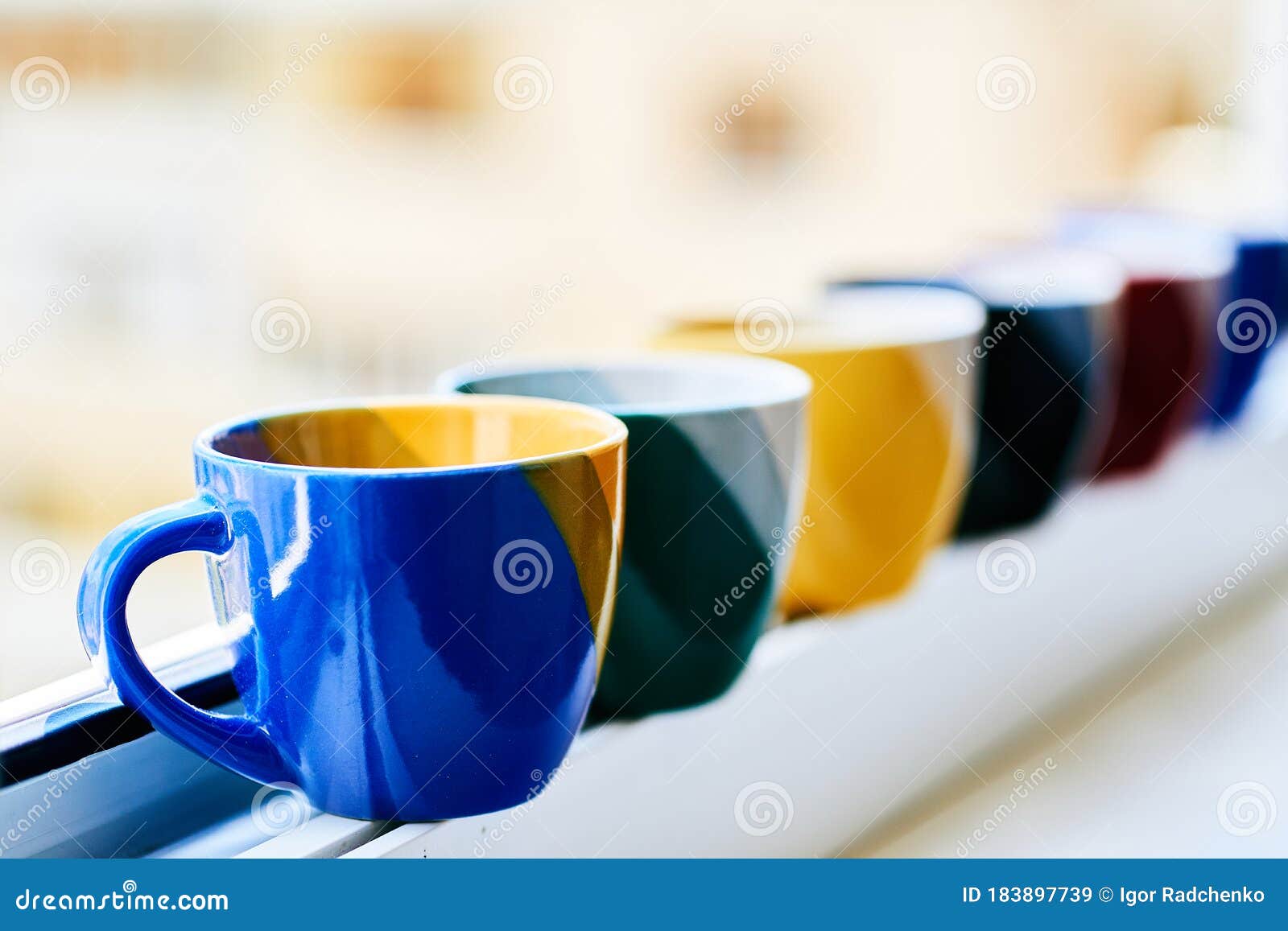 Coffee and Tea Time is a Good Time Stock Image - Image of green ...