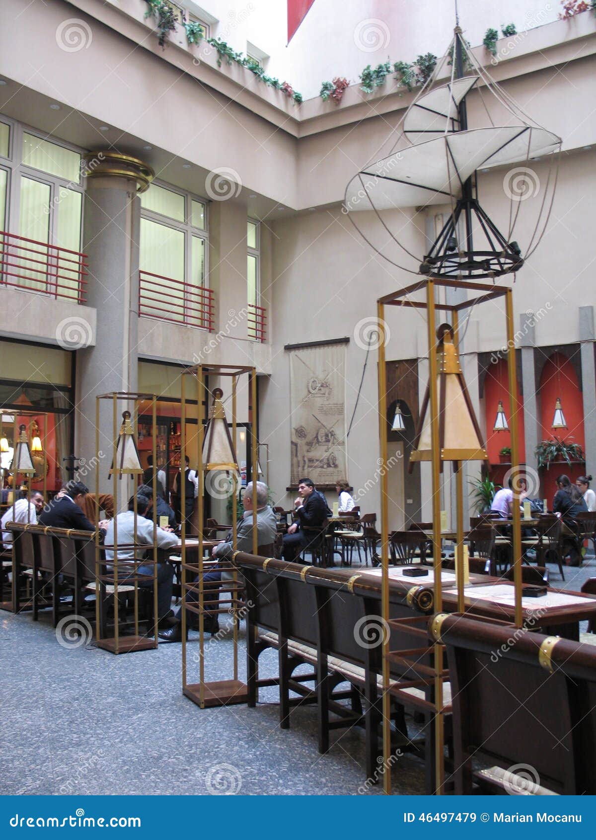 Coffee terrace editorial stock image. Image of wood, service - 46497479