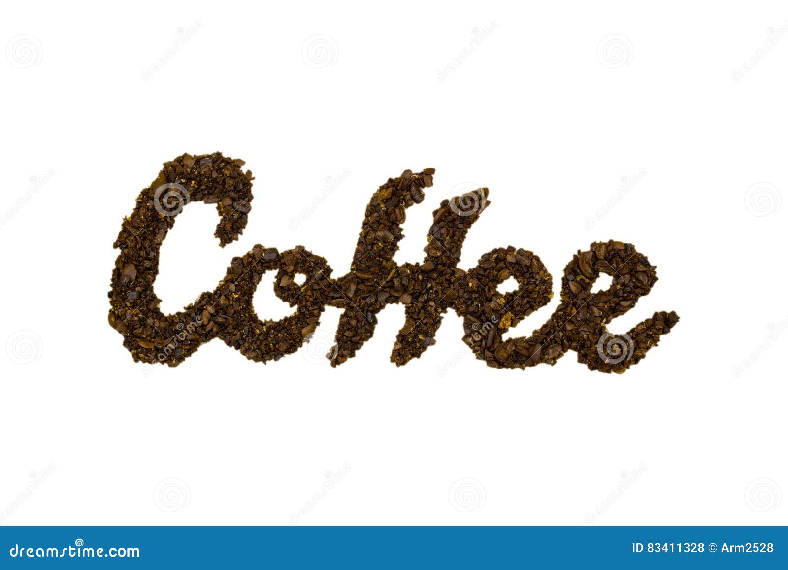 Coffee text stock photo. Image of taste, drink, kind - 83411328