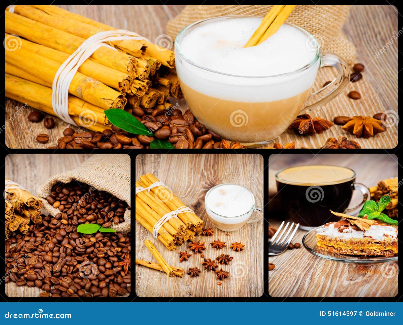 Coffee theme set stock image. Image of gourmet, cappuccino - 51614597