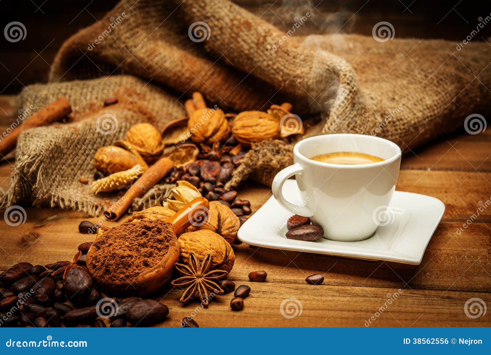 Coffee Theme Set Royalty-Free Stock Photography | CartoonDealer.com ...
