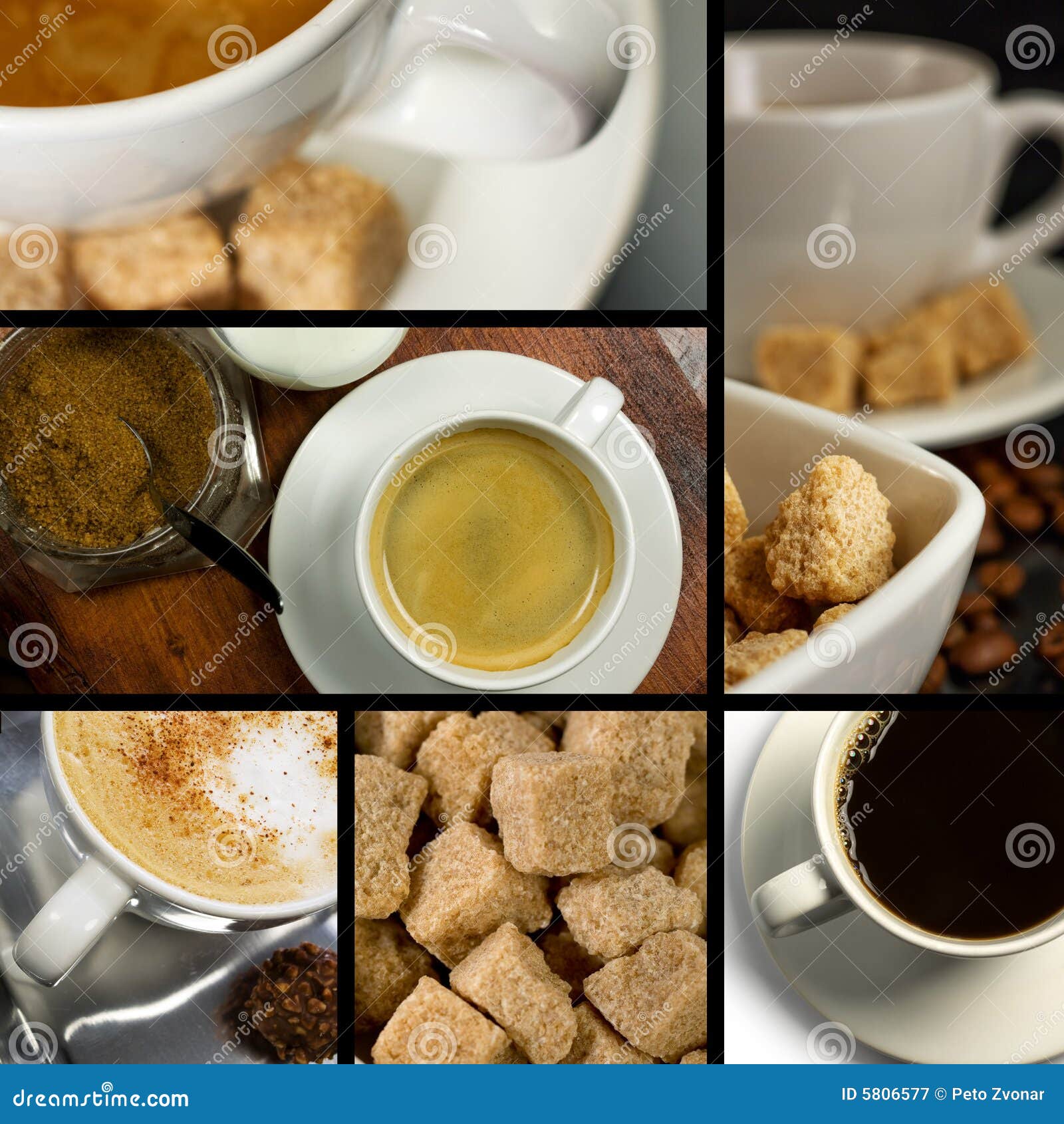 Coffee themed collage stock image. Image of drink, breakfast - 5806577