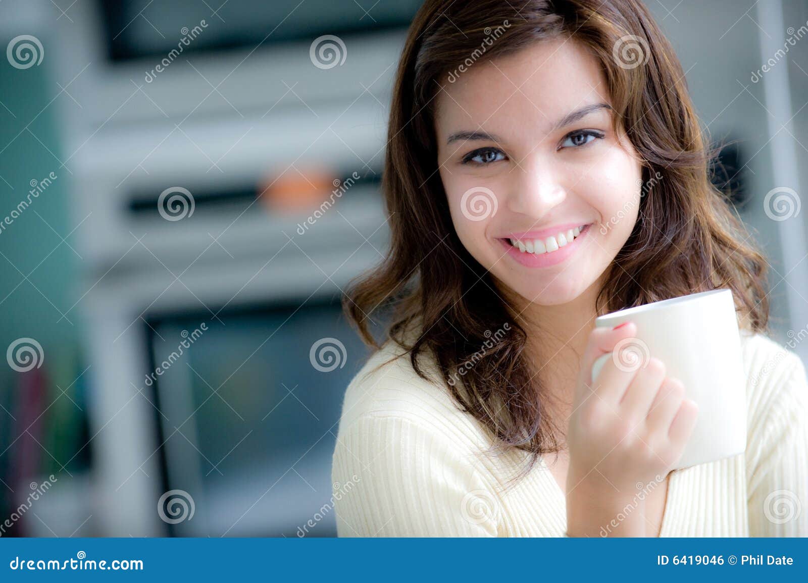 Coffee Time stock photo. Image of woman, lifestyle, female - 6419046