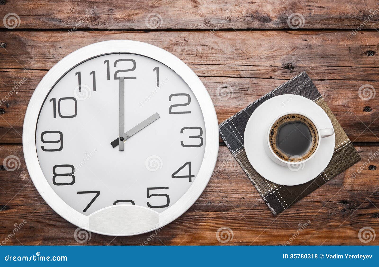 Coffee time stock photo. Image of numeral, ideas, round - 85780318