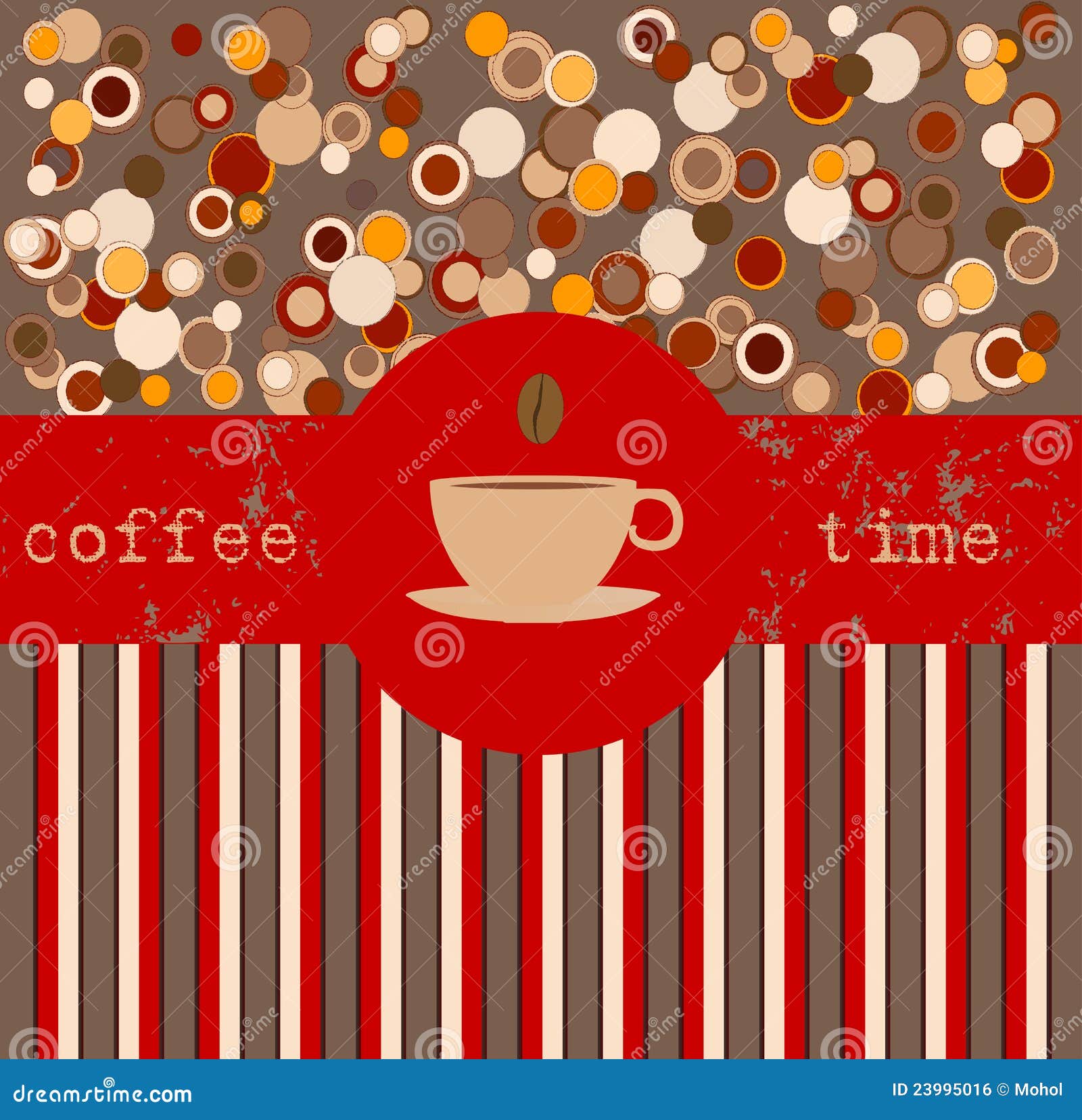 Coffee Time Designs Set For Cafe Or Restaurant Cartoon Vector ...