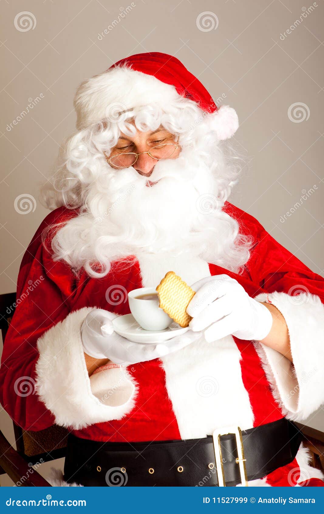 Coffee Time for Santa Claus Stock Image - Image of season, break: 11527999