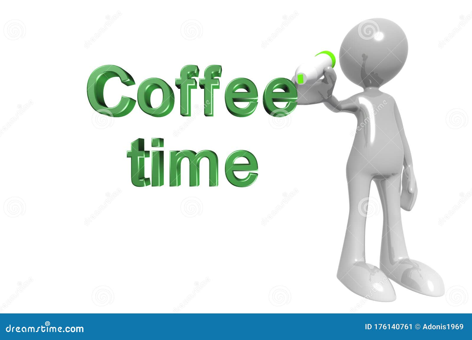 Time Word Magnifying Glass Vector Illustration | CartoonDealer.com ...