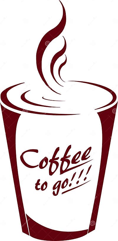 Coffee to go stock illustration. Illustration of beverage - 12997209