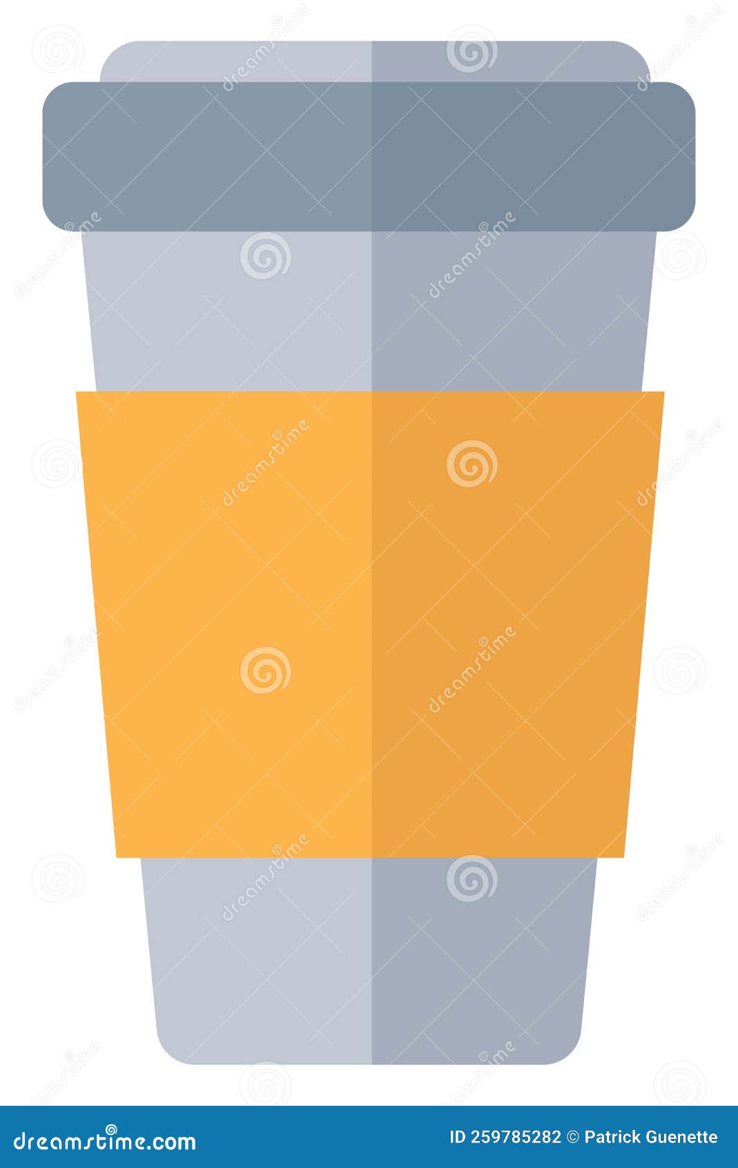 Coffee to go, icon stock vector. Illustration of pattern - 259785282