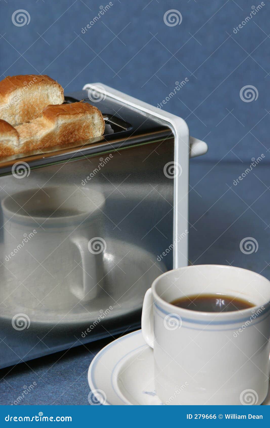 Coffee and toast stock photo. Image of blue, refresh, brown - 279666