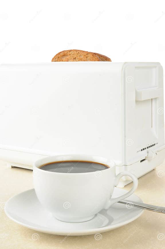 Coffee and toast stock image. Image of breakfast, appliance - 28607525