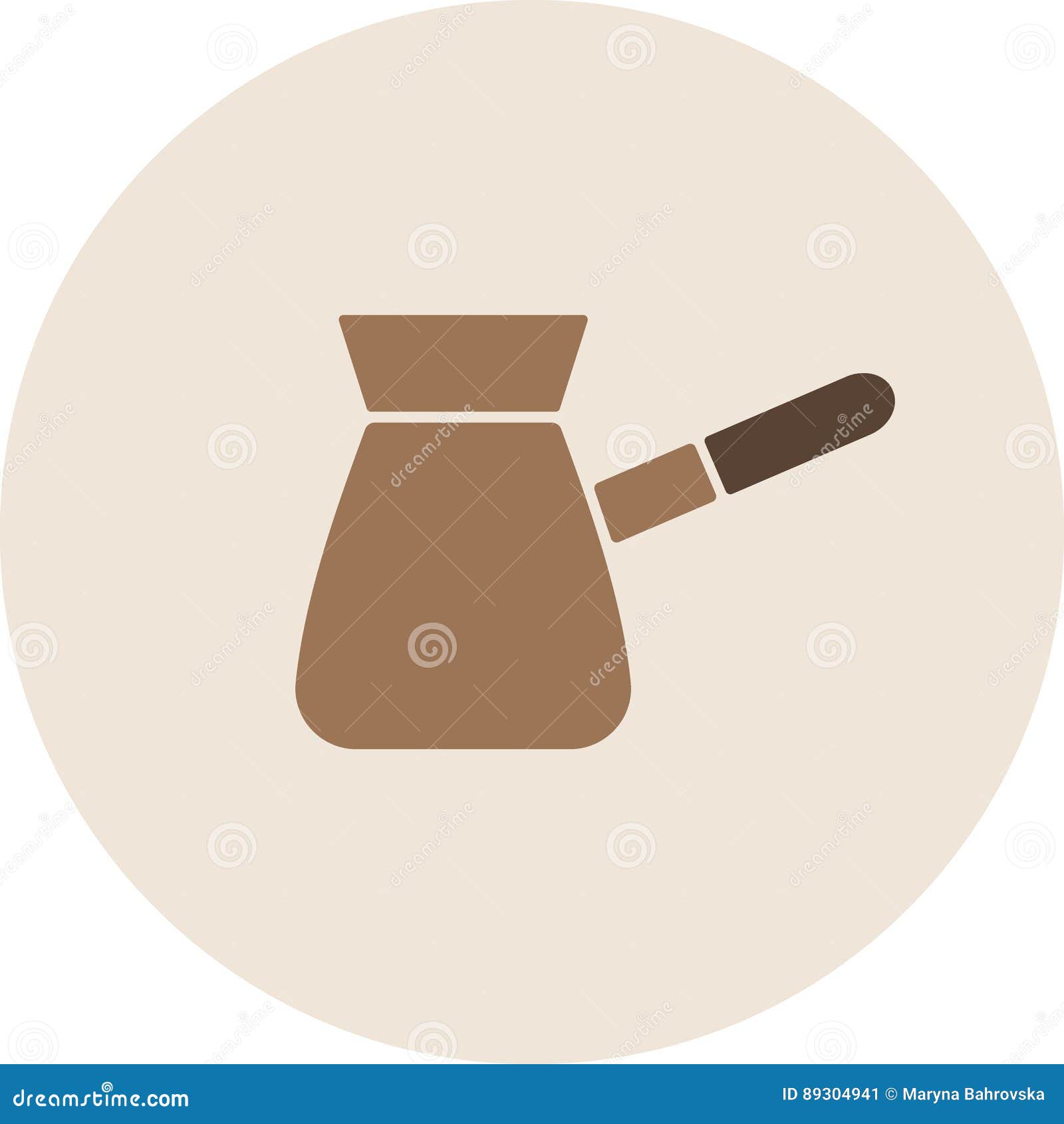 Coffee Turk vector stock vector. Illustration of coffeebar - 89304941