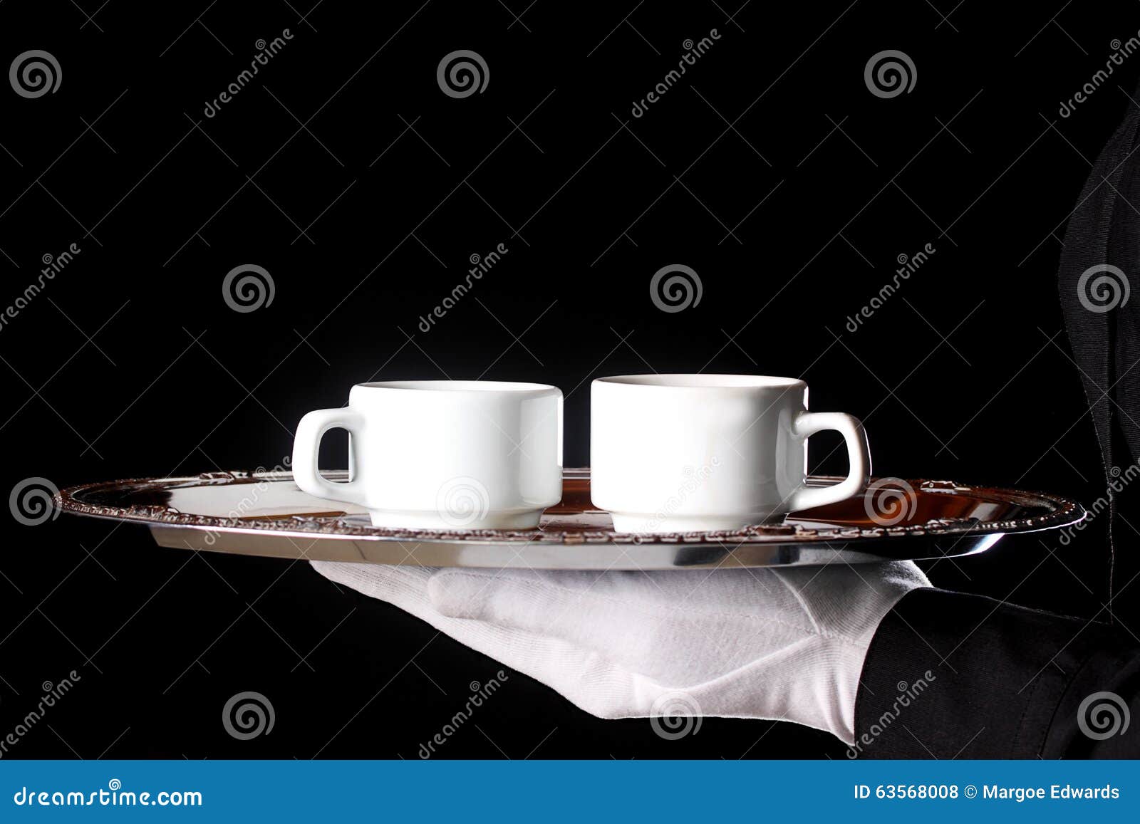 Coffee for two stock photo. Image of exclusive, butler - 63568008