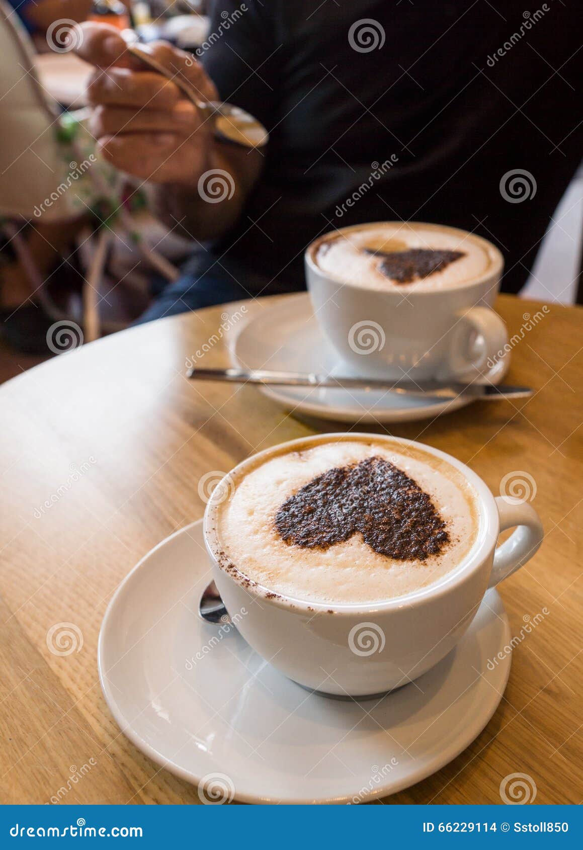 Coffee for two stock photo. Image of closeup, cafe, coffeecup - 66229114
