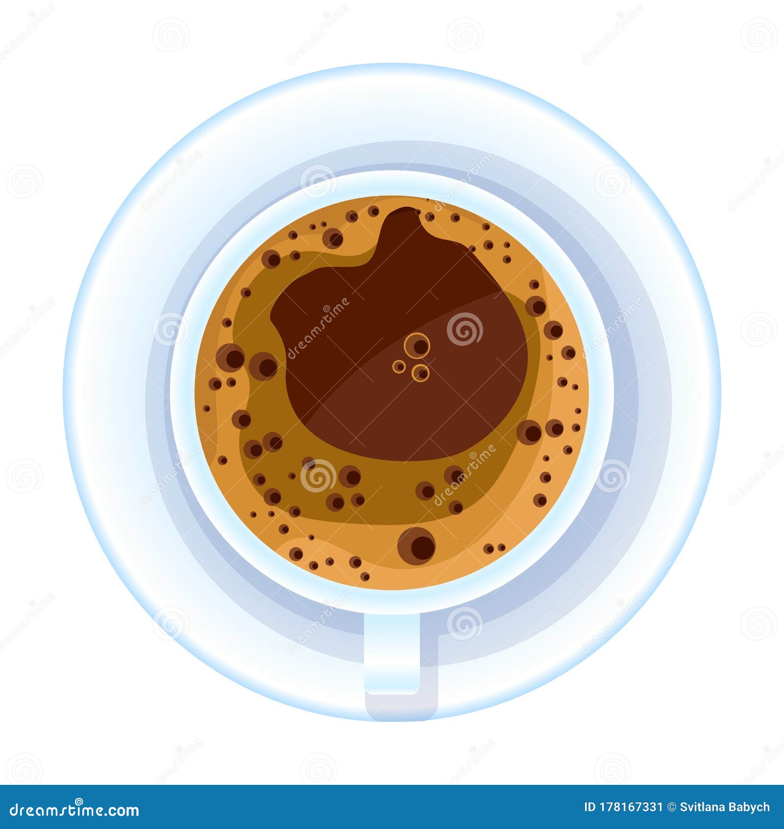 Coffee Vector Icon.Cartoon Vector Icon Isolated on White Background ...