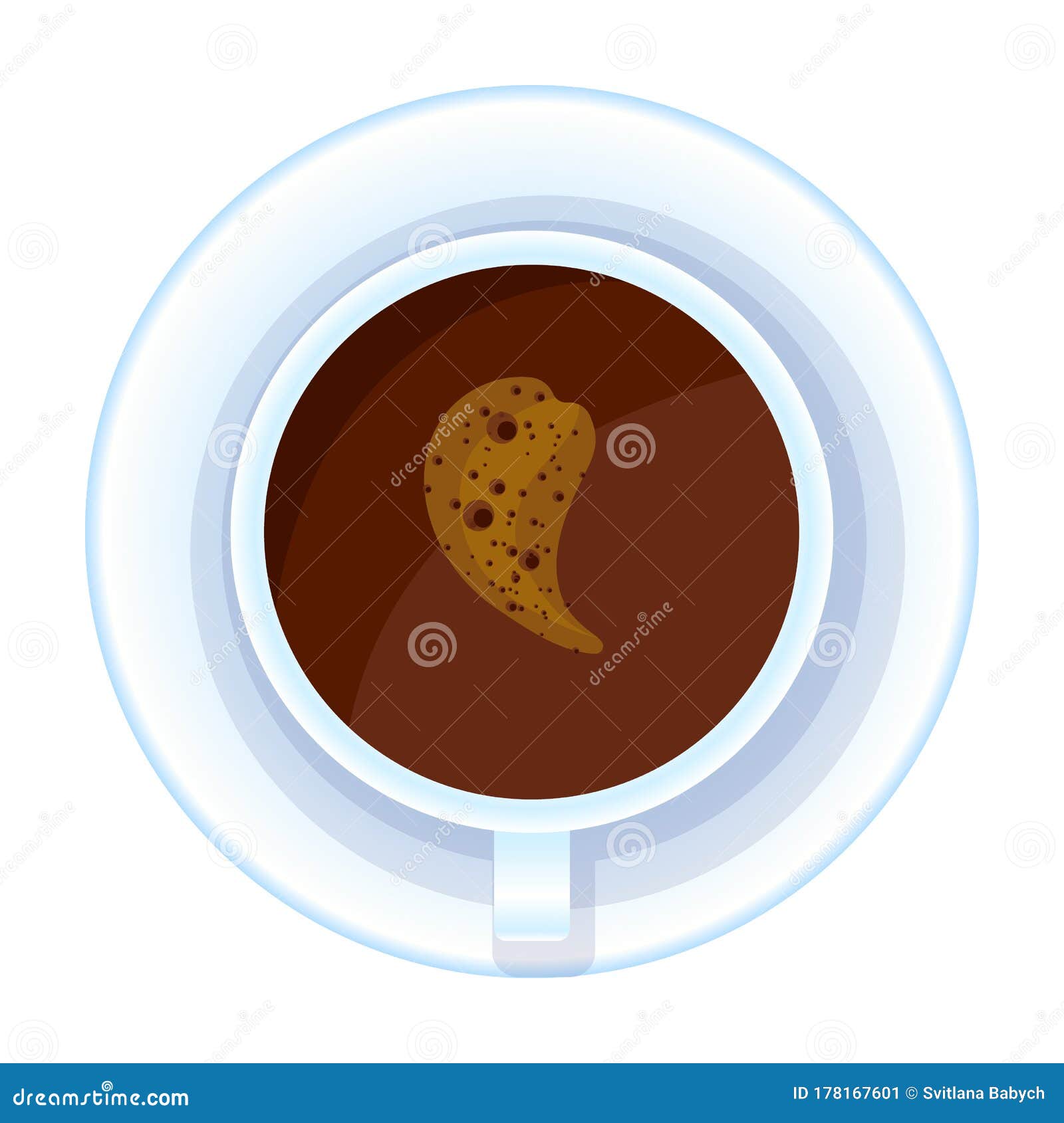 Coffee Vector Icon.Cartoon Vector Icon Isolated on White Background ...