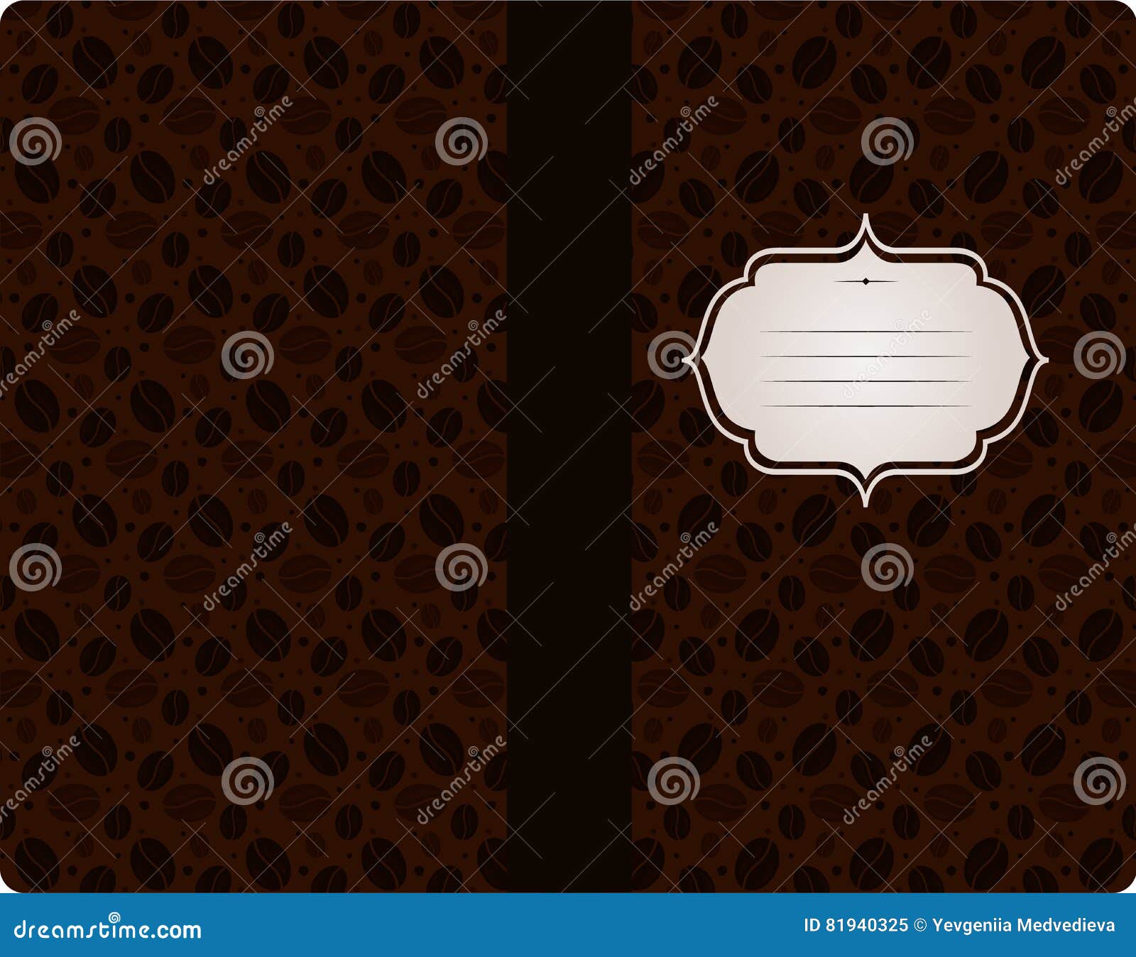 Coffee Vintage Cover Design Template Stock Vector - Illustration of ...