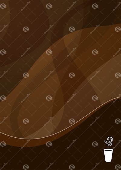 Coffee wave background stock illustration. Illustration of coffee - 4051635
