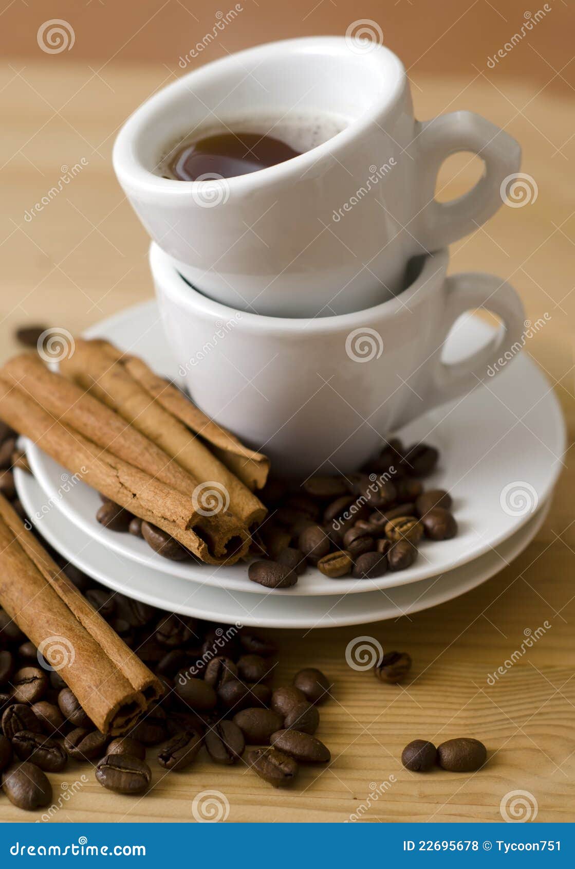 Coffee in white cap stock photo. Image of isolated, fiber - 22695678