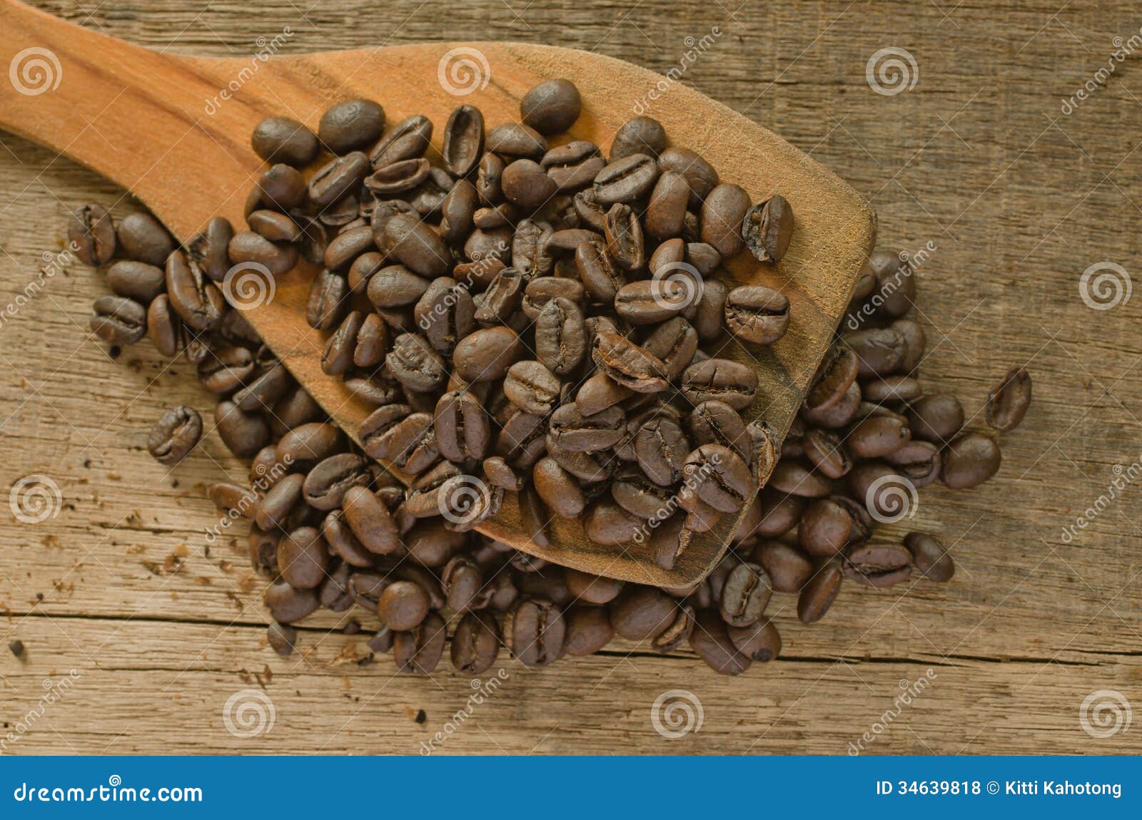 Coffee on the wood stock photo. Image of wooden, macro - 34639818