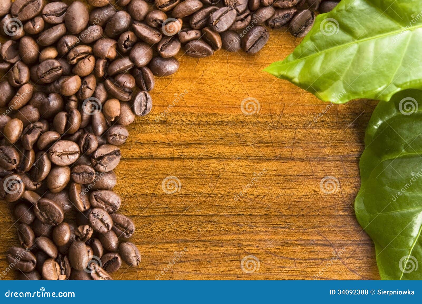Coffee on Wooden Background Stock Photo - Image of wooden, espresso ...