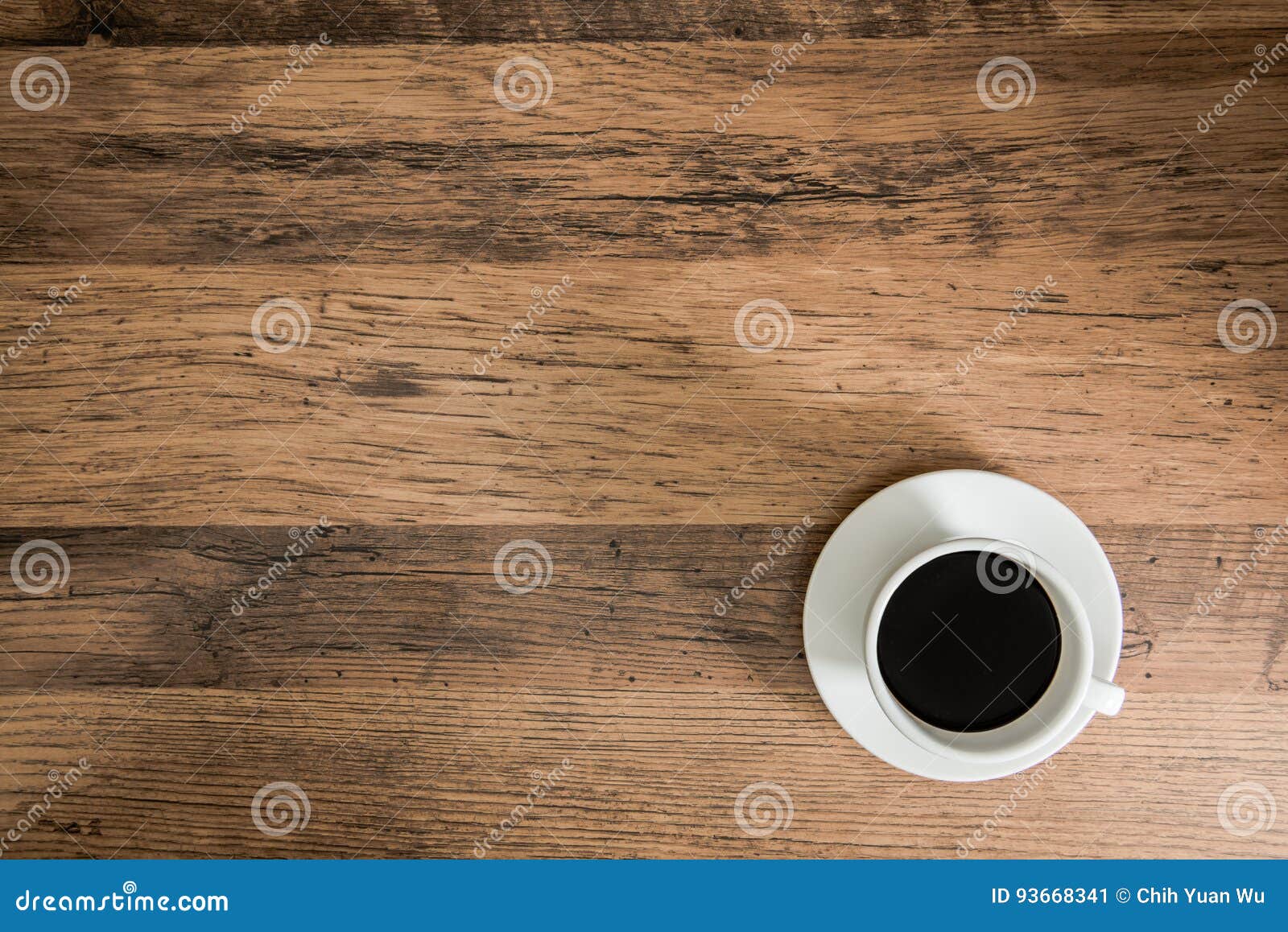 Coffee on a Wooden Board Table Background Stock Image - Image of ground ...