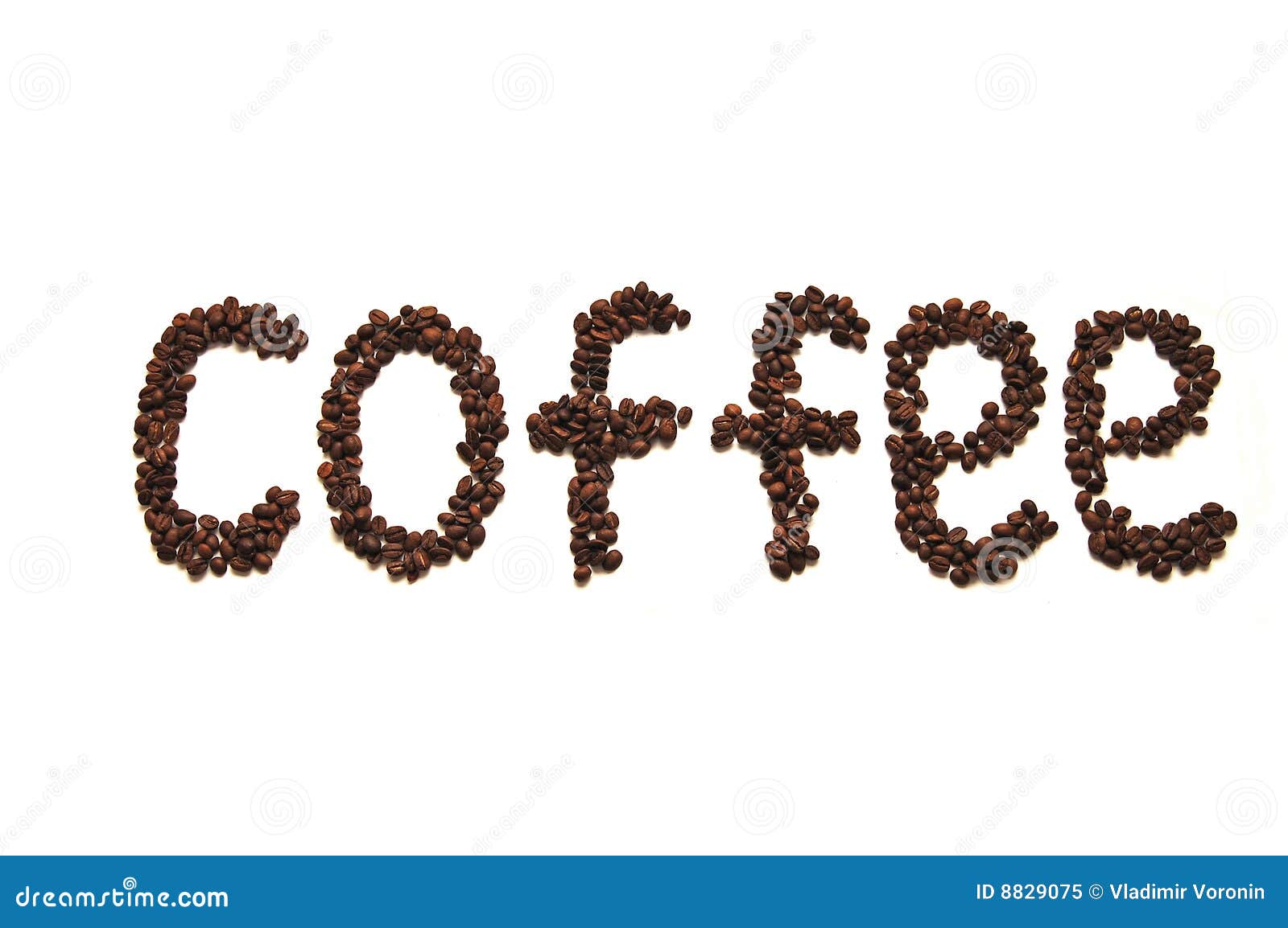 Coffee Word Written Grain Coffee Stock Image - Image of american, food ...