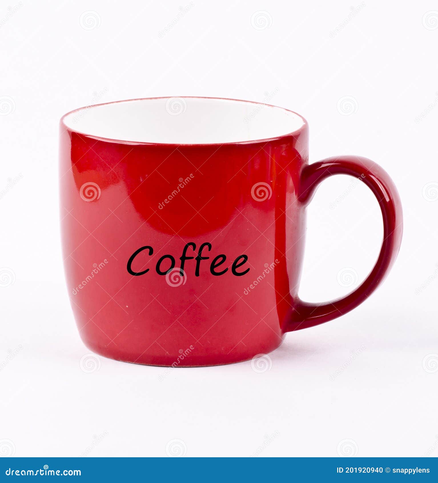 Coffee Word Written on a Red Cup Stock Photo - Image of loan, word ...