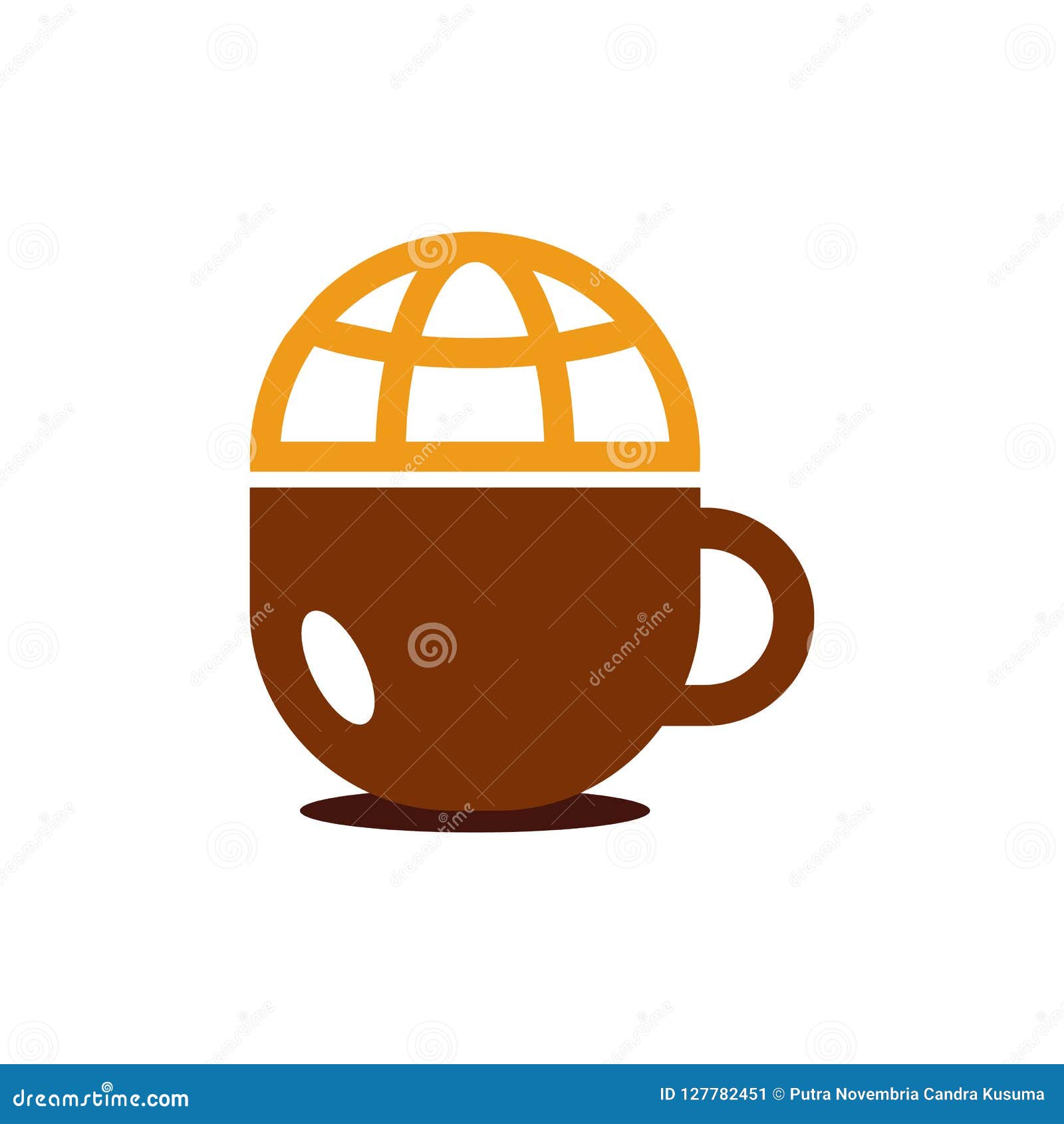 Coffee World Logo Icon Design Stock Vector - Illustration of bean ...