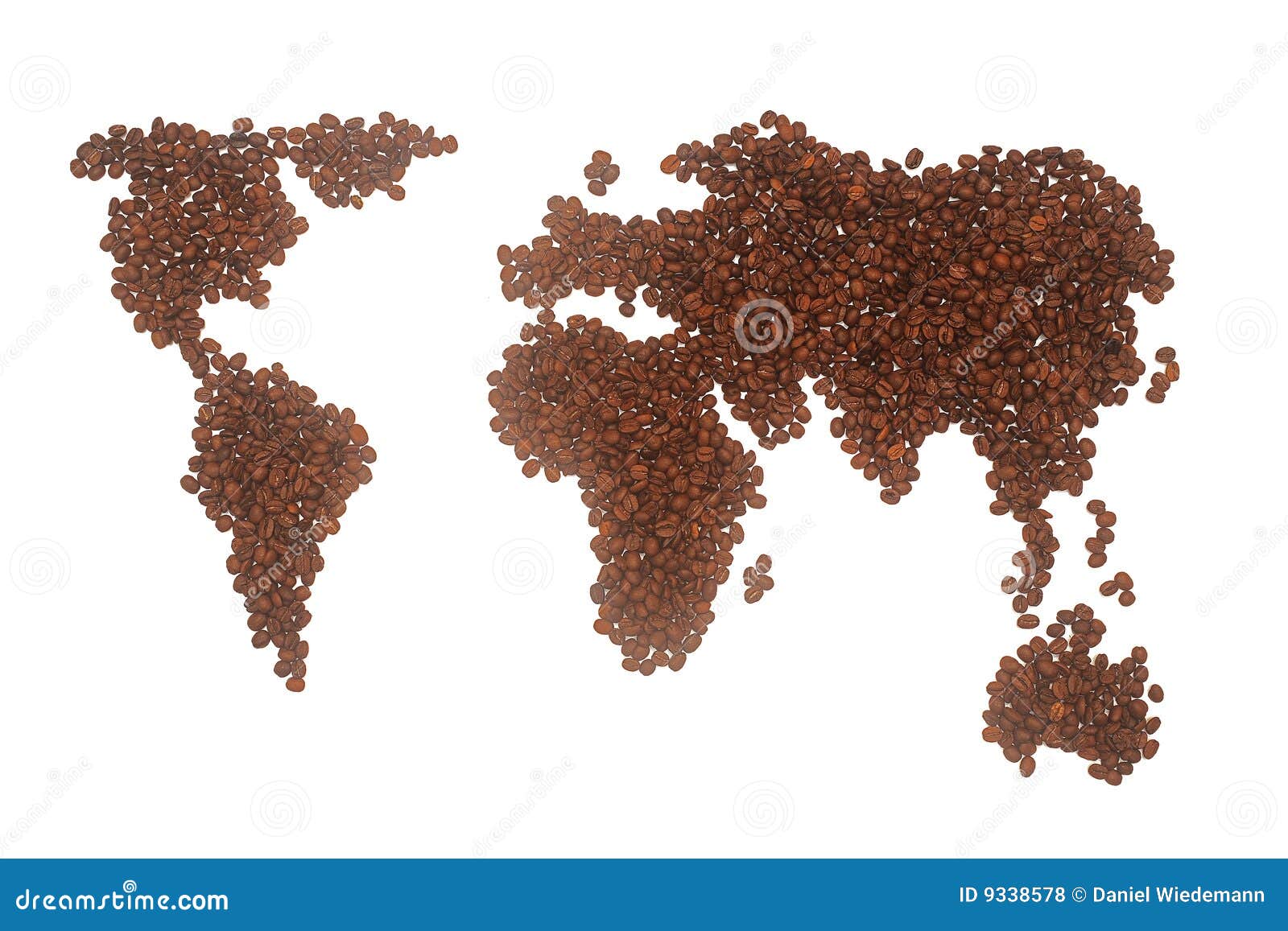 Coffee World Map stock photo. Image of food, isolated - 9338578