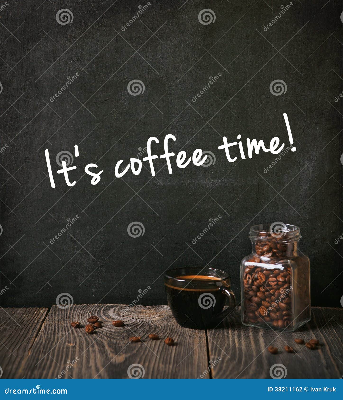 Coffee with written text stock photo. Image of chalk - 38211162