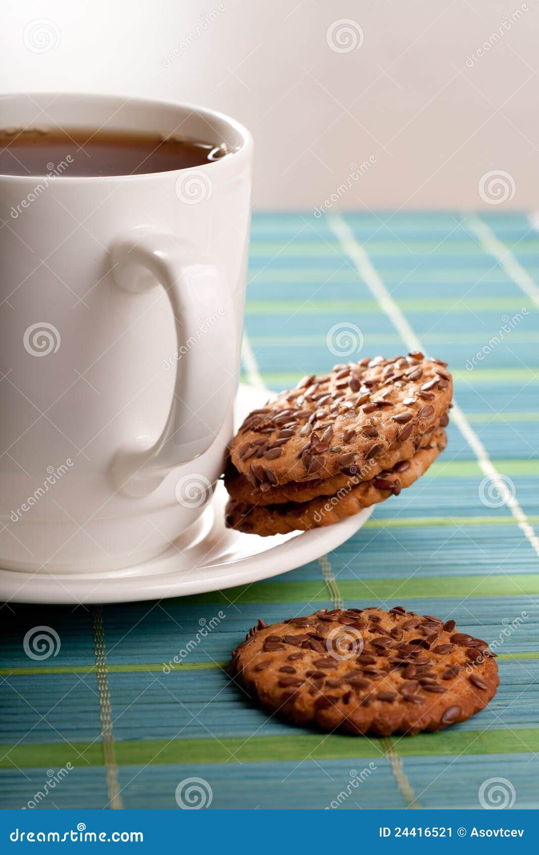 Coffeebreak with cookies stock image. Image of simple - 24416521