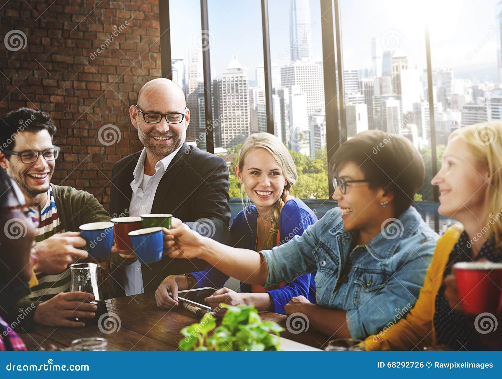 Coffeee Cafe Communication Contemporary Talking Concept Stock Photo ...