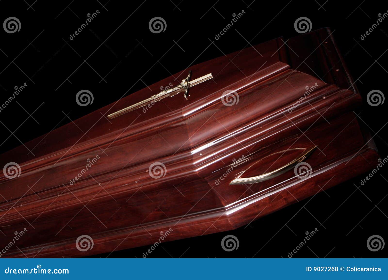 Coffin stock photo. Image of shiny, handmade, dead, handle - 9027268
