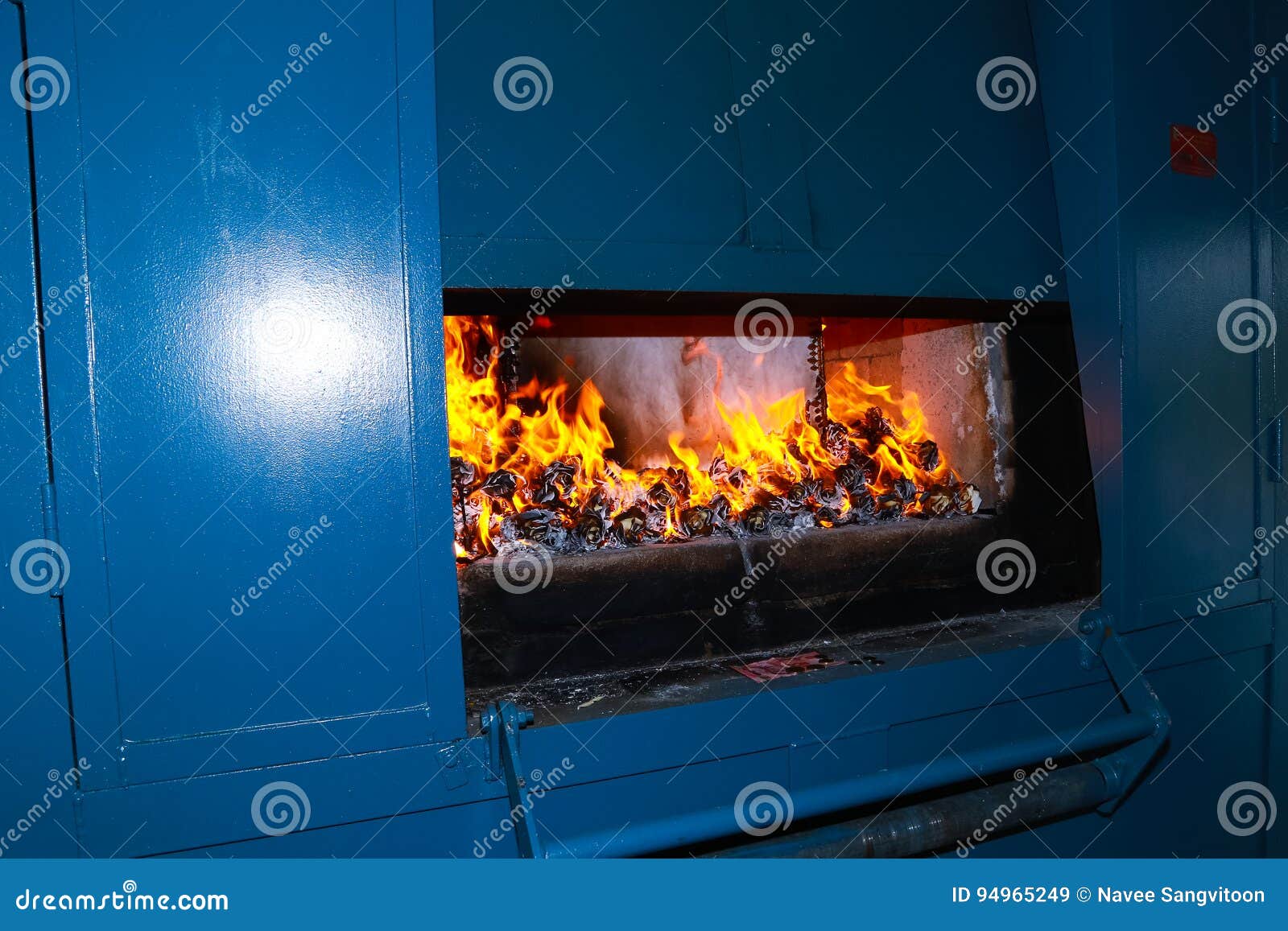 Coffin with be on fire stock image. Image of cremate - 94965249