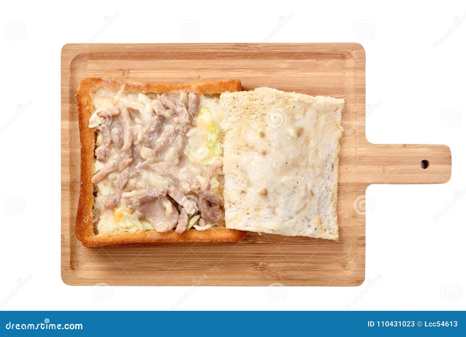 Coffin Bread, Deep-fried Coffin-shaped Sandwich Stock Image - Image of ...