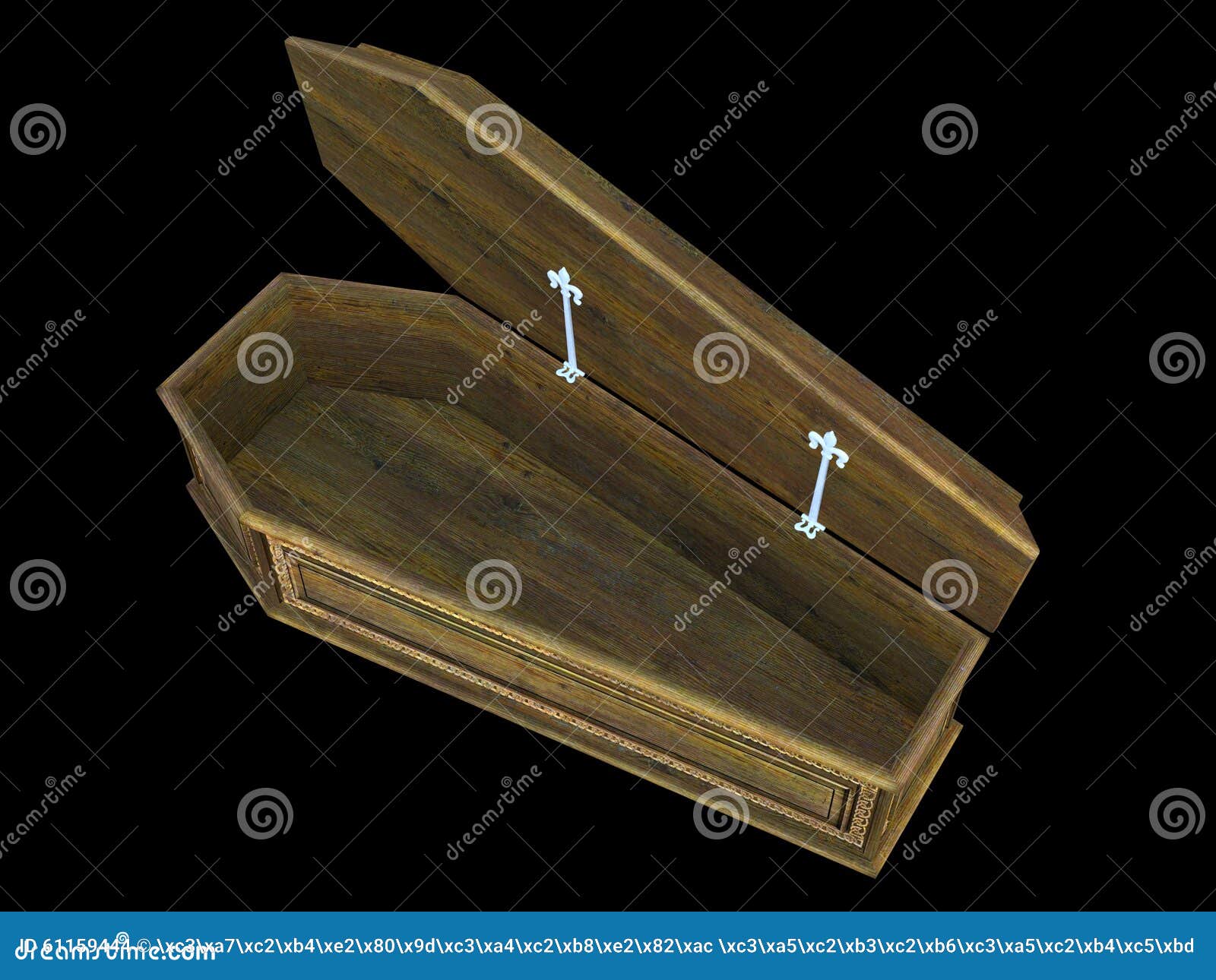 Coffin stock photo. Image of dracula, death, park, horror - 61159444