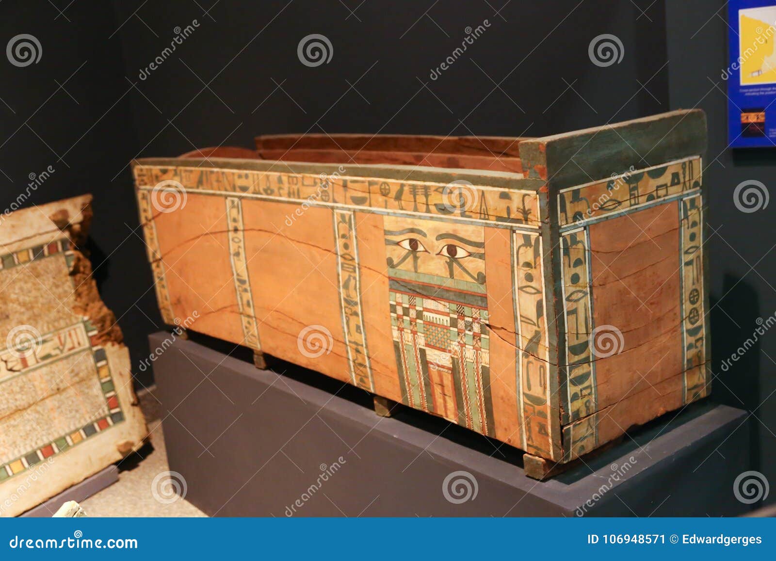 Coffin Inside Luxor Museum Egypt Editorial Photo - Image of desert ...